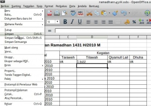 ICT4W: Mengetahui cara menyimpan file SpreadSheet - OnnoCenterWiki