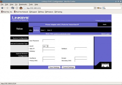 VoIP: Konfigurasi Linksys PAP-2 - OnnoWiki