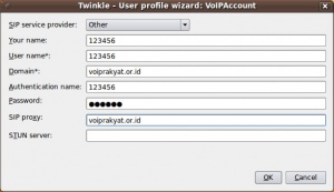 VoIP: Instalasi Twinkle VoIP Client di Linux - OnnoWiki