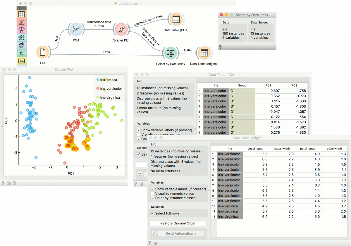 Orange: Select by Data Index - OnnoWiki